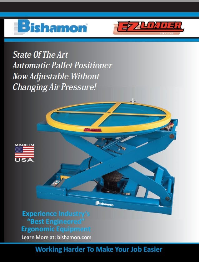 EZ Loader Automatic Pneumatic Pallet Positioner | Bishamon