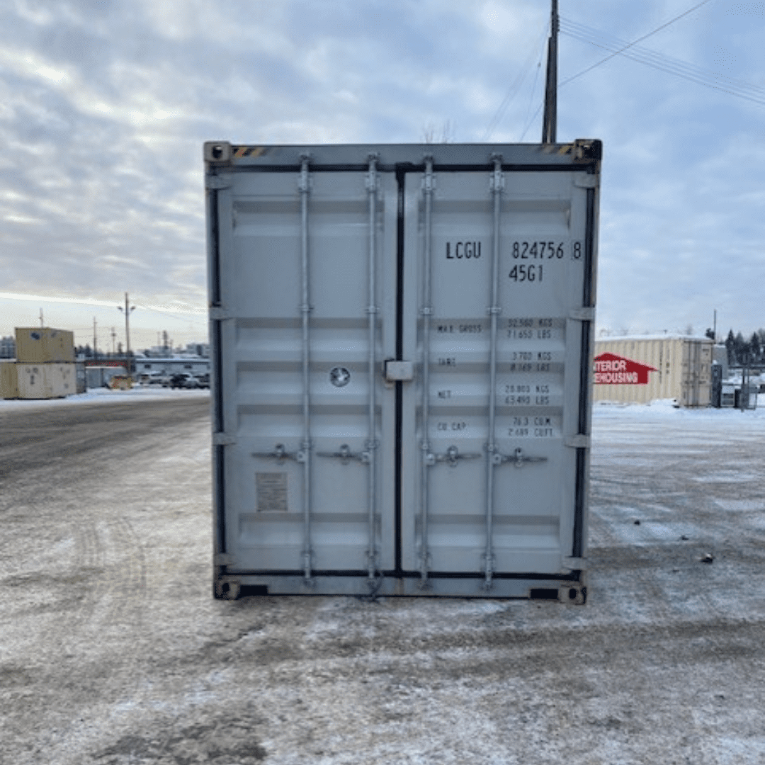 40’HC Multi trip Shipping Container – Grey - CUSTOM CUBES