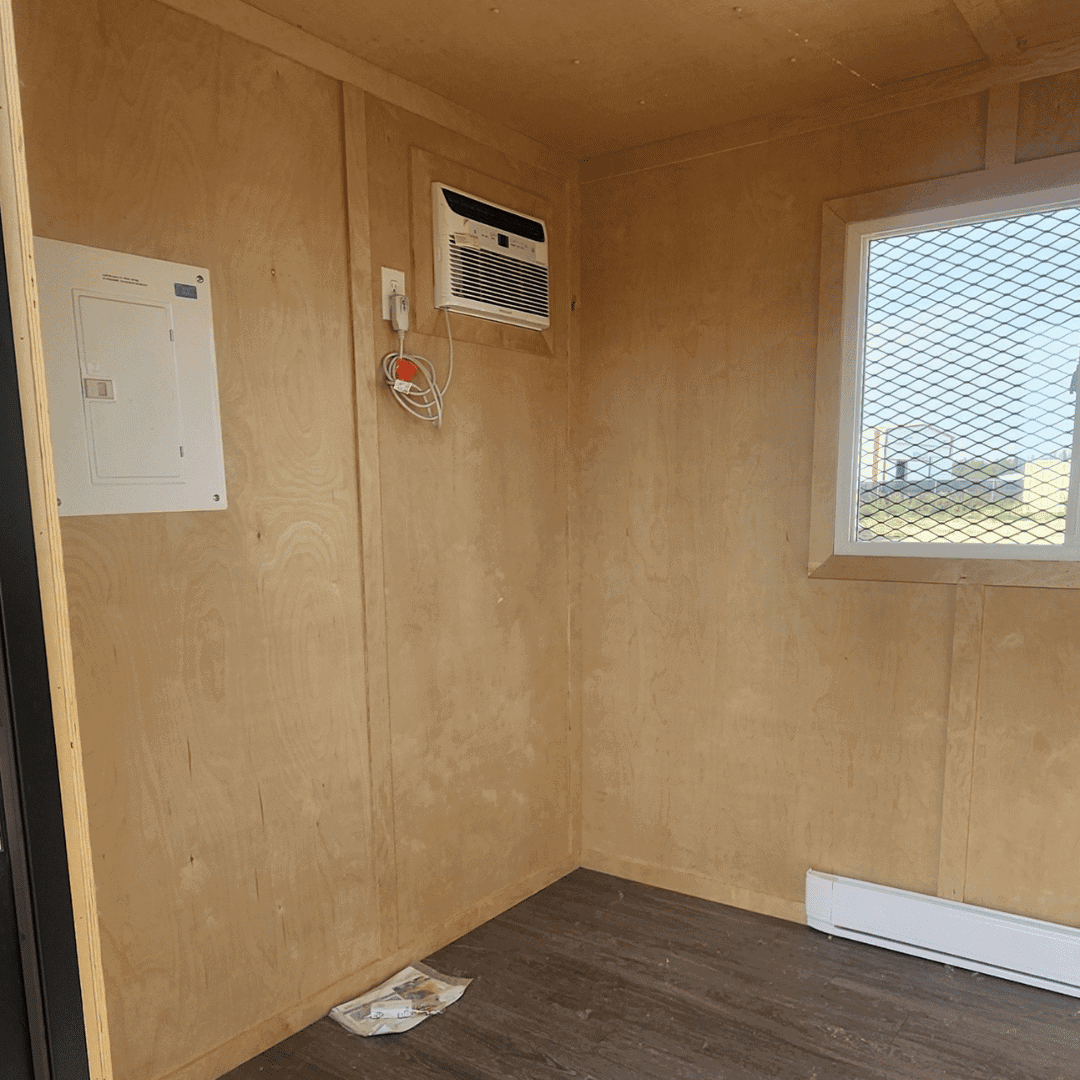 10′ Container Office – Plywood - CUSTOM CUBES