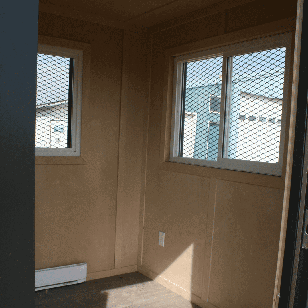 10′ Container Office – Plywood - CUSTOM CUBES
