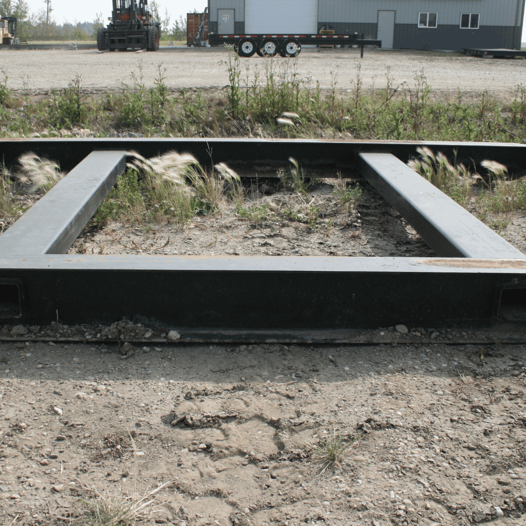 10’ Weld-On Skid for Shipping Containers #1 - CUSTOM CUBES