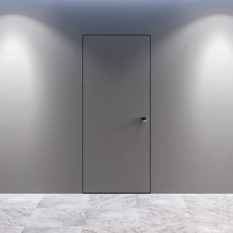Frameless Hidden Door With Concealed Design