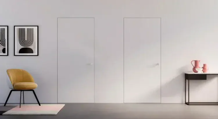 Frameless Hidden Door With Concealed Design