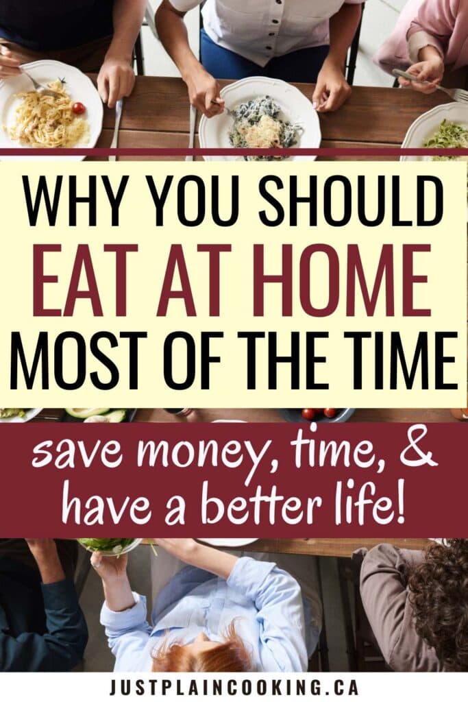 Why You Need To Eat Your Meals At Home