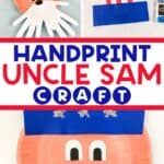 Easy Handprint Uncle Sam Craft for Kids - Kidz Craft Corner