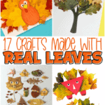 17 Fun Crafts With Real Leaves You Need to Try This Fall