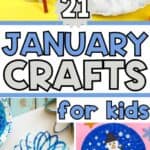 21 Easy January Crafts for Kids - Kidz Craft Corner