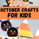 27 Best October Crafts for Kids - Kidz Craft Corner