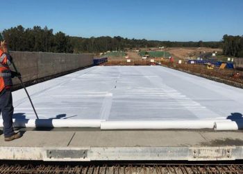 impermeable membrane curing