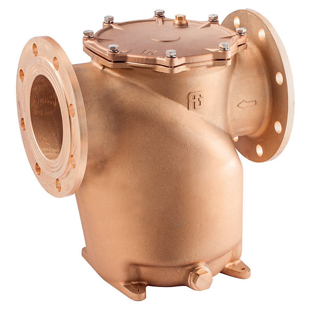 Guidi Horizontal Intake Water Strainer Bronze 1281 (PN6/PN16)