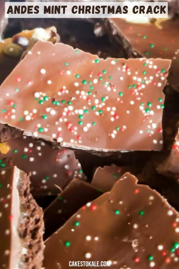 Andes Mint Christmas Crack (Graham Cracker Toffee) - Cakes to Kale