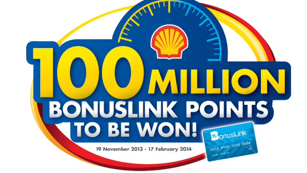Shell and BonusLink Over 100 Million BonusLink Points Giveaway