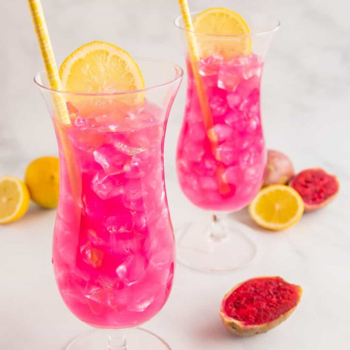 Prickly Pear Lemonade (Cactus Lemonade) - Good Food Stories