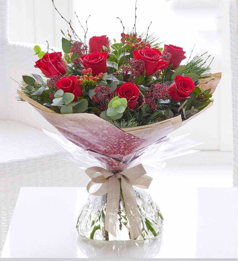 Kytica červených ruží Valtier - Donáška kvetov