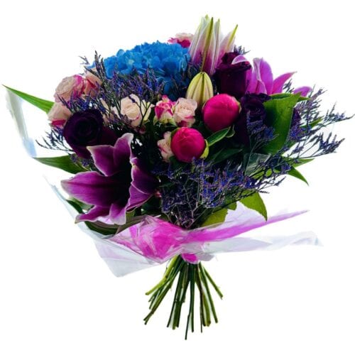 Kytice z modrých kvetov - Donáška a rozvoz - Rozumné ceny