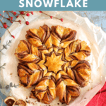 Nutella Puff Pastry Snowflake - Sew White