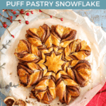 Nutella Puff Pastry Snowflake - Sew White