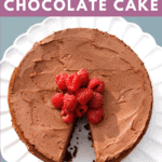 Flourless Raspberry Chocolate Cake - Gluten-Free - by Sisley White