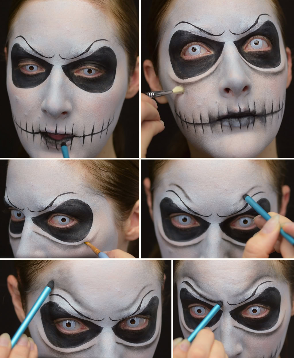jack skellington makeup tutorial