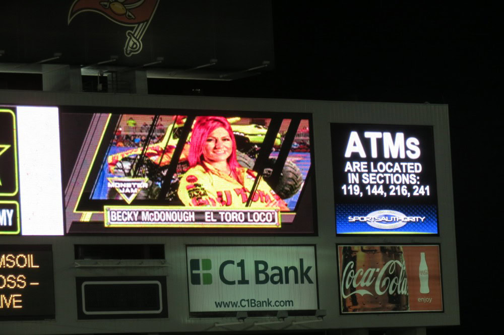 Inspirational Women Monster Truck Driver Becky McDonough
