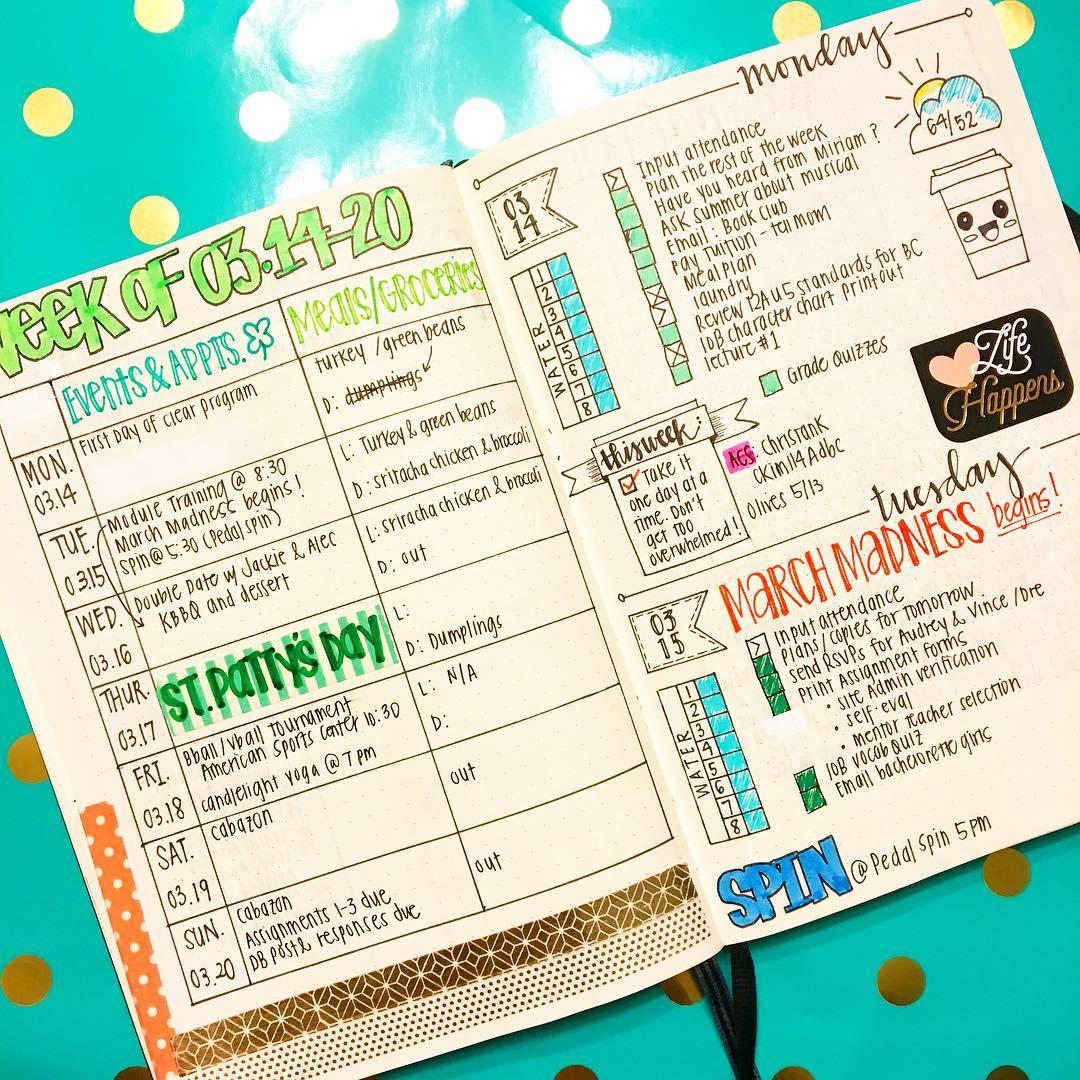 75 Creative Bullet Journal Ideas You'll Want To Copy | Organize & Declutter