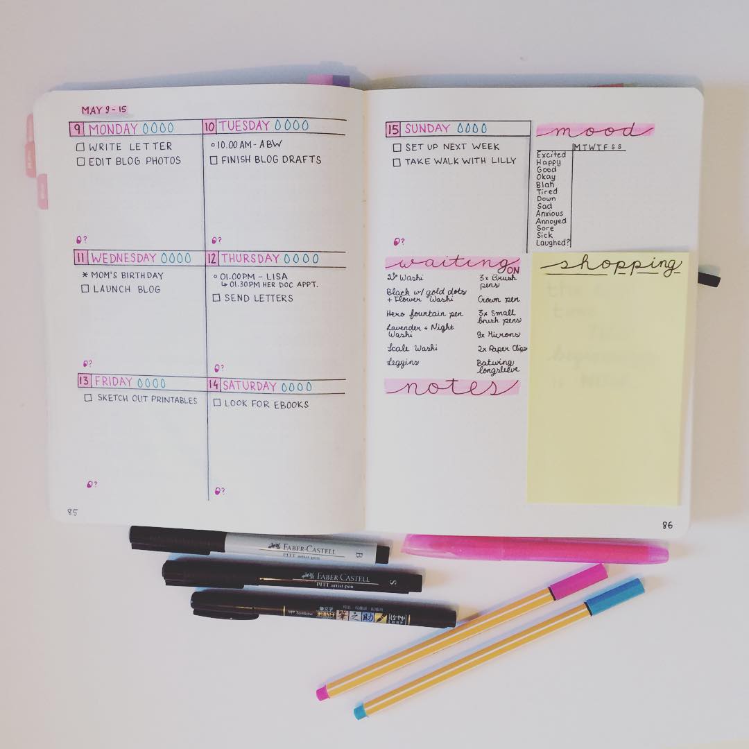 75 Creative Bullet Journal Ideas You'll Want To Copy | Organize & Declutter