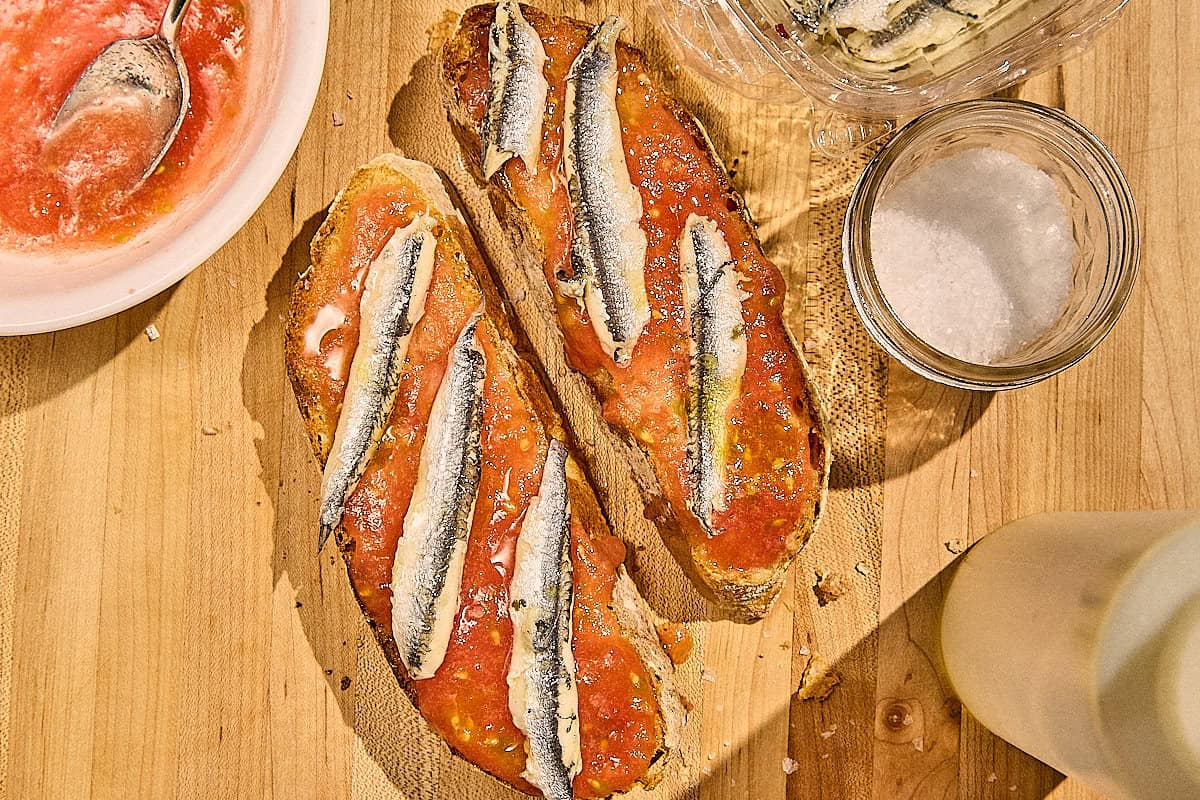 Pane e Pomodoro with Anchovies Recipe