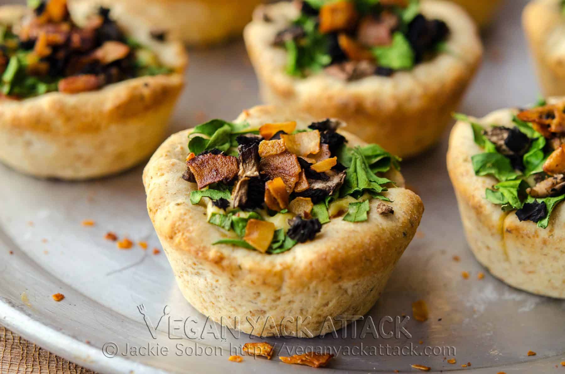 Mini Pizza Pies! - Vegan Yack Attack
