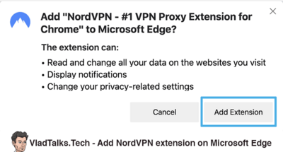 How to install a Chrome VPN extension on Microsoft Edge