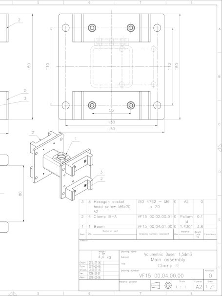 Volumetric Feeder - 3D CAD Assembly I Buy 2D CAD drawings