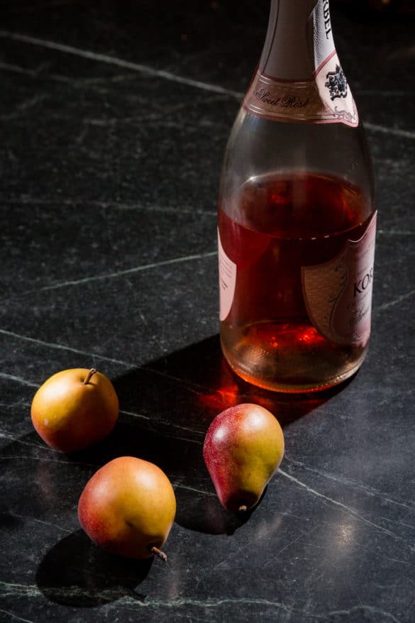 Rosé Poached Pears Recipe
