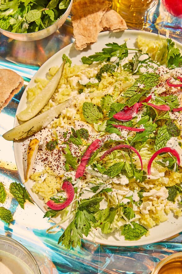 Halal Cart-style Chicken and Rice with White Sauce