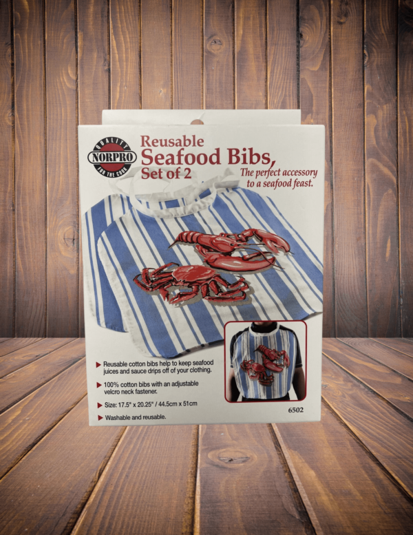 Norpro Reuseable Seafood Bibs - Groomer's Seafood
