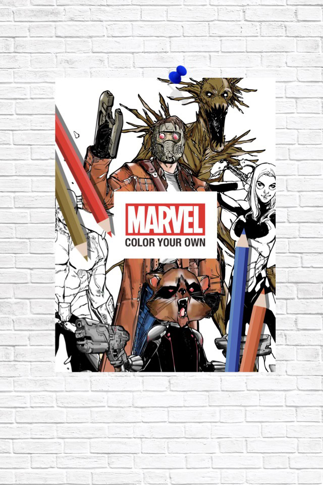 Marvel Color Your Own App - Bring Your Own Style to the Marvel Universe