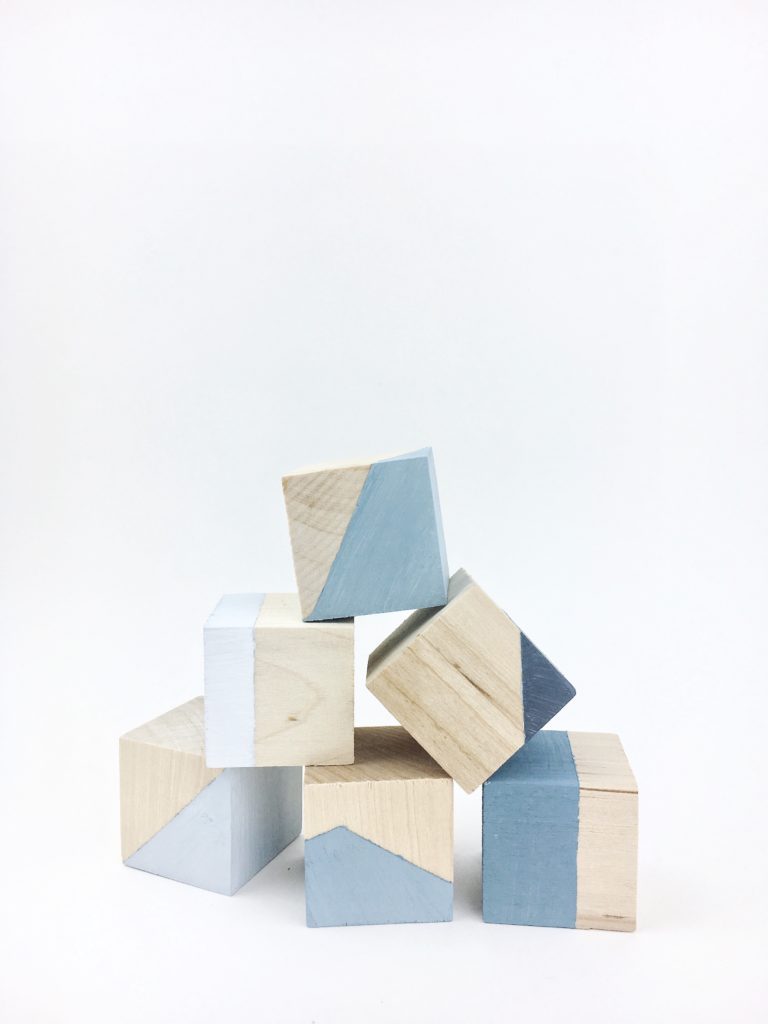DIY Ombré Painted Blocks