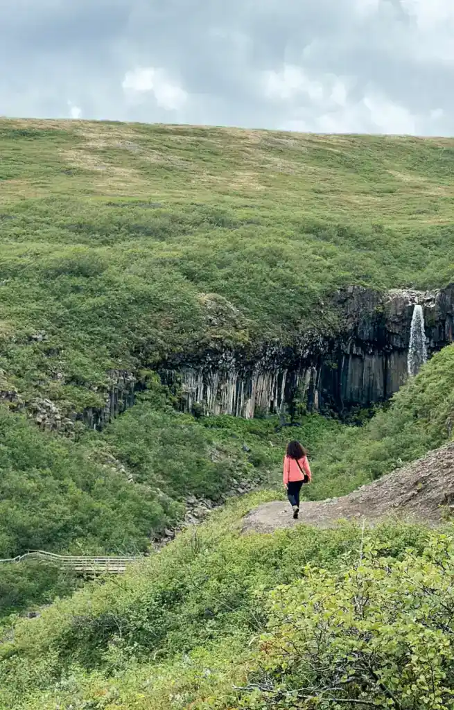 svartifoss waterfall hike time