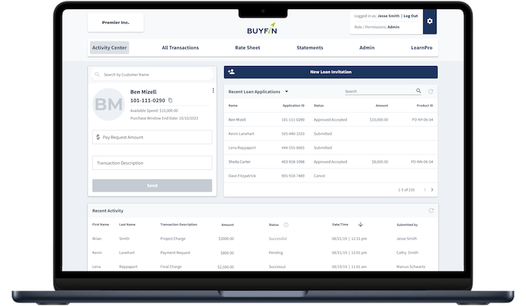 BuyFin Payment Processing & Client Financing Now Available