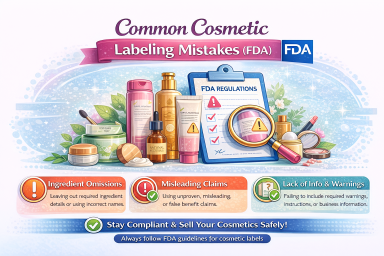 Common Cosmetic Labeling Mistakes | FDA Guide