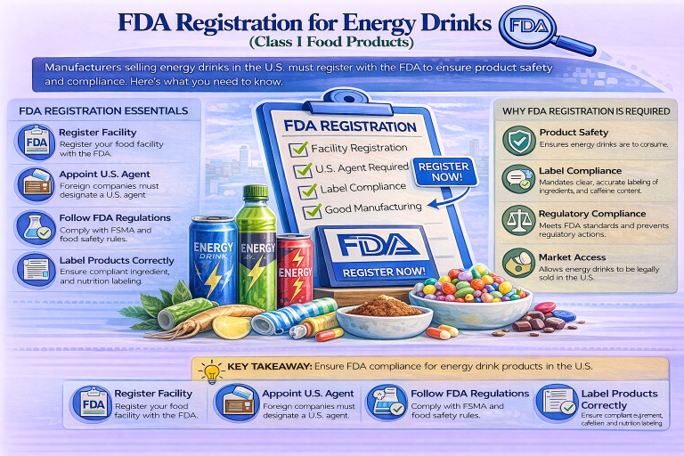 FDA Registration for Energy Drinks | Complete Guide