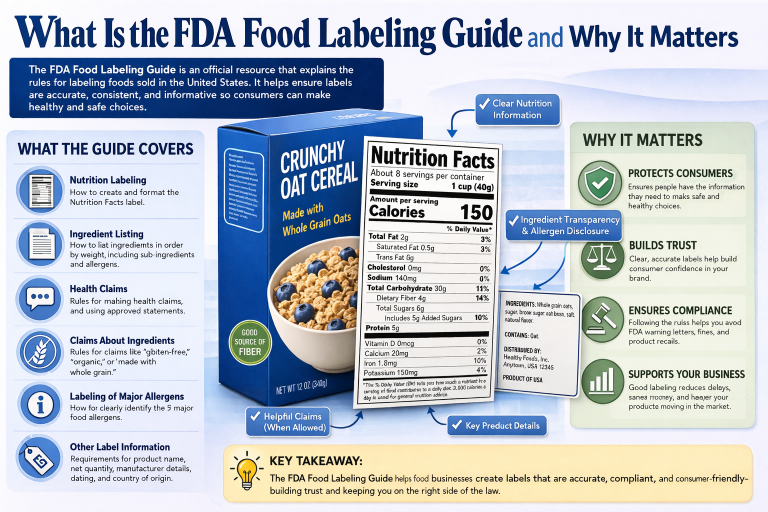 FDA Food Labeling Guide | Avoid Costly Mistakes