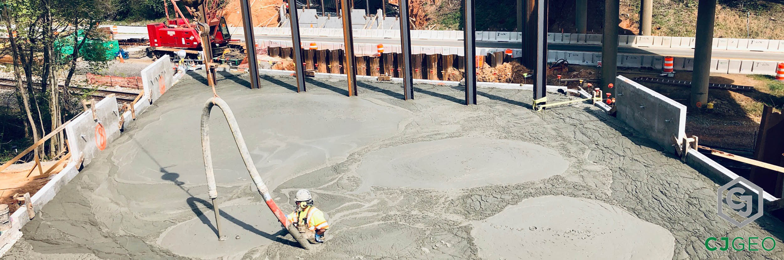 MSE Wall Lightweight Backfill - CJGeo Contractors