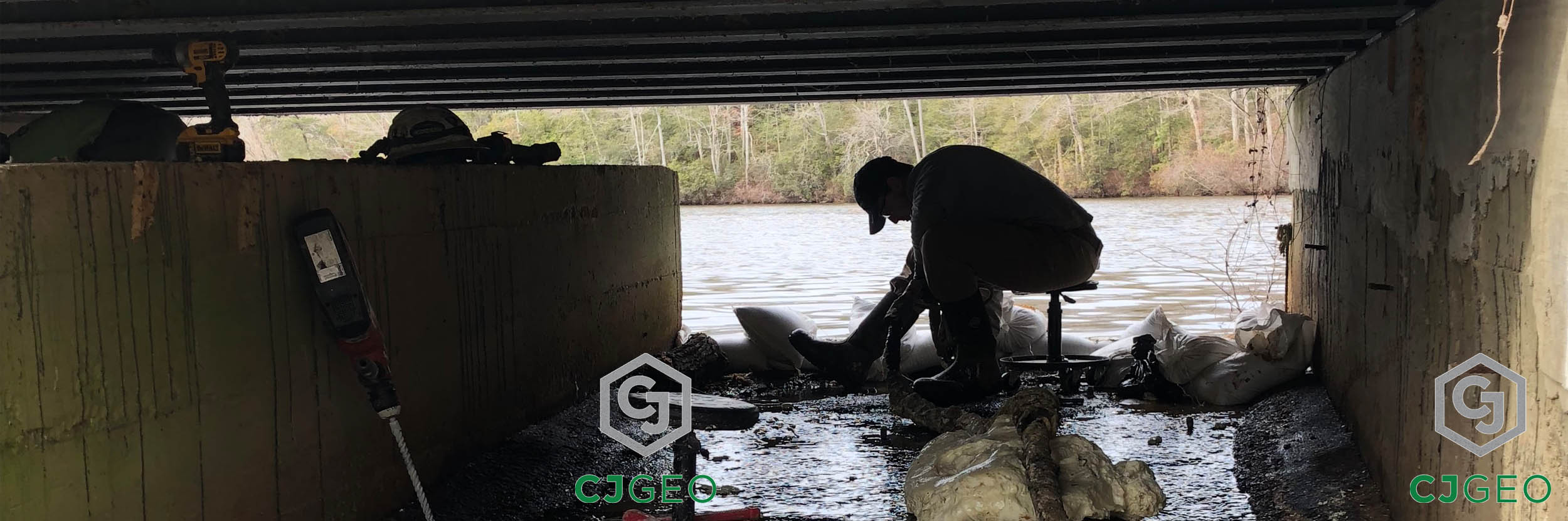 Spillway Bridge Grouting - CJGeo Contractors
