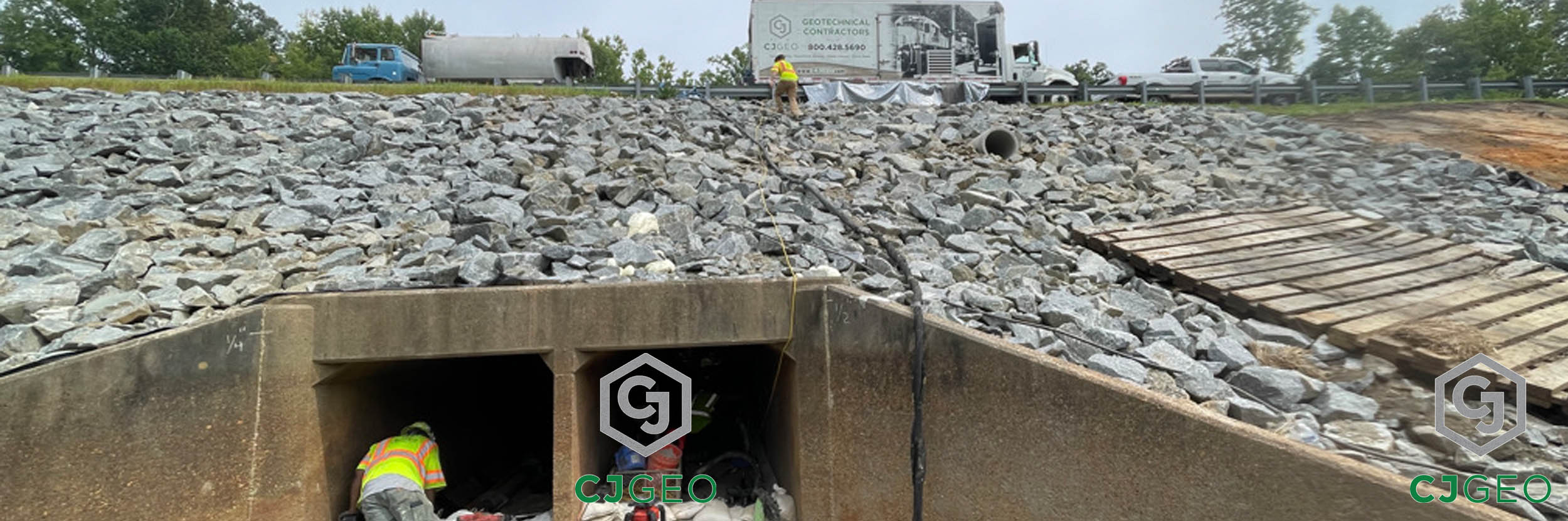 Box Culvert Void Filling - CJGeo Contractors