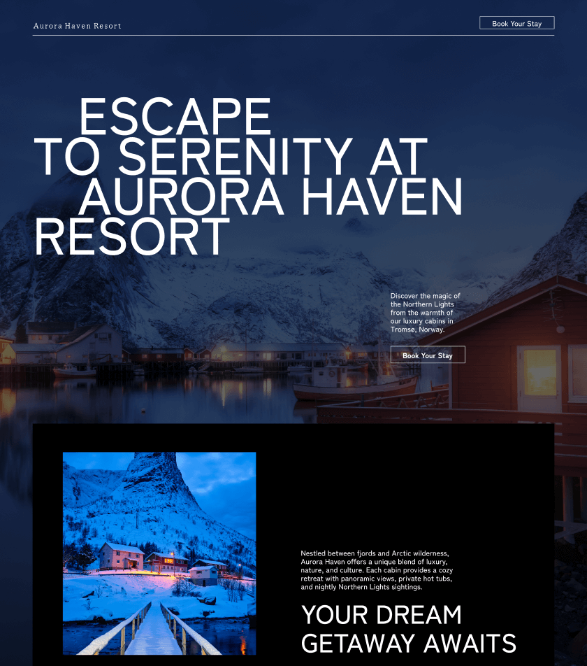 Glow Getter aesthetics clickthrough page - landing page template by ...