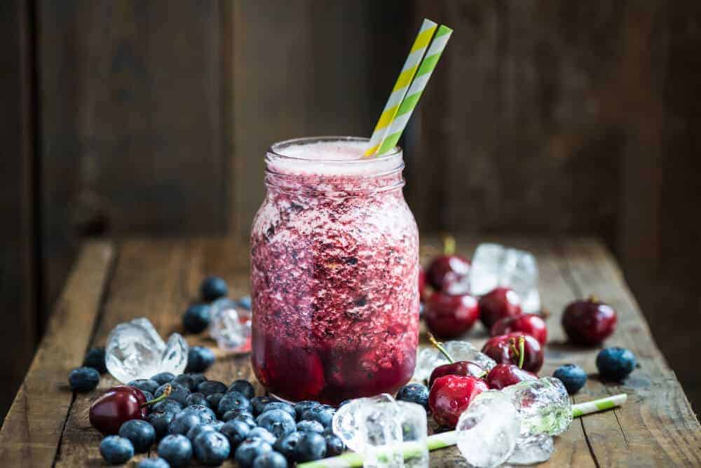 Easy Refreshing Blueberry Slushie Recipe - Rachel Bustin