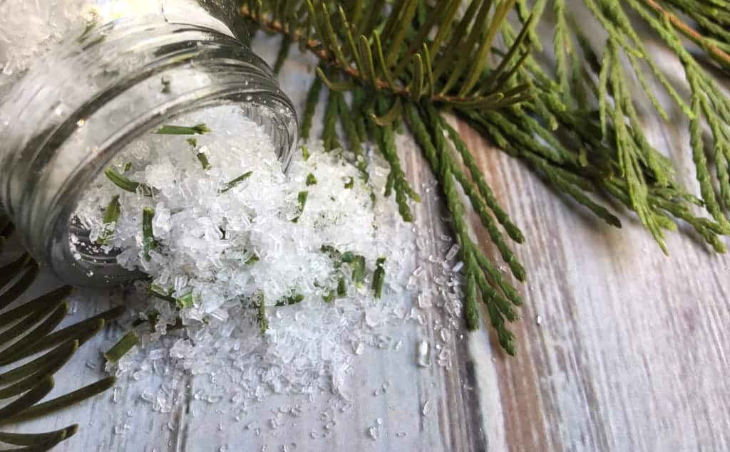 Muscle Relaxing Pine Bath Salts - The Pistachio Project