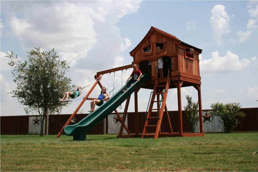 Popular Swing Sets - Fort Stockton - Backyard Fun Factory