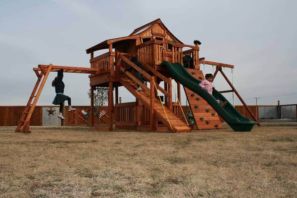 Popular Swing Sets - Fort Stockton - Backyard Fun Factory