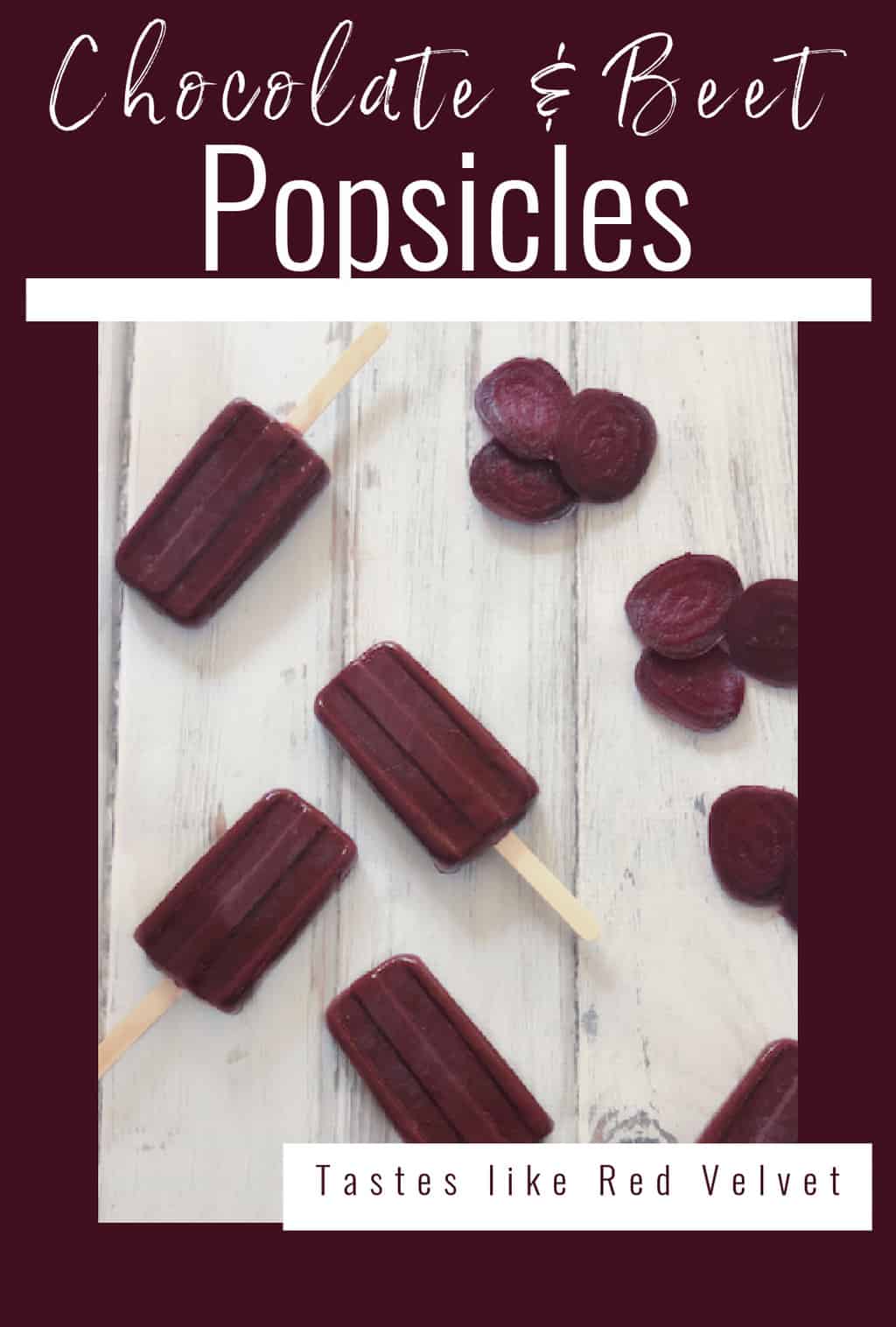 Healthy Red Velvet Popsicles - The Pistachio Project