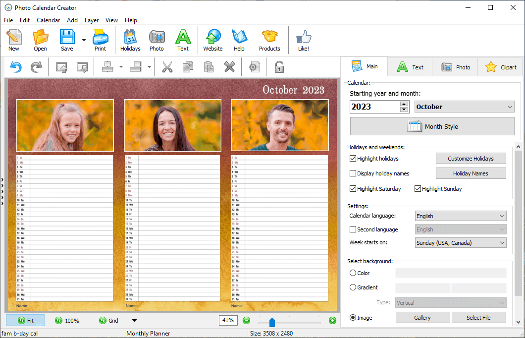 Custom Birthday Calendar: You’ll Never Forget Another B-Day Again